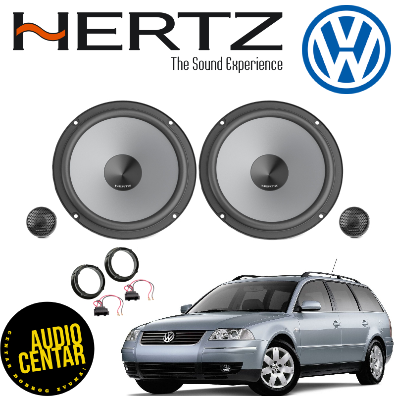 Volkswagen Passat B5.5 komplet zvučnika Hertz Uno CS - Audio Centar