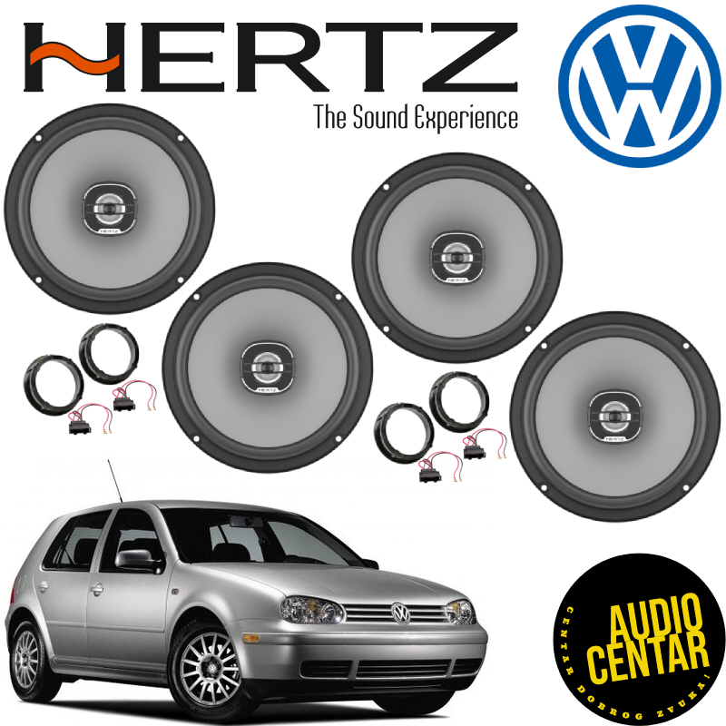 Volkswagen Golf 4 komplet zvučnika Hertz Uno CX4 - Audio Centar