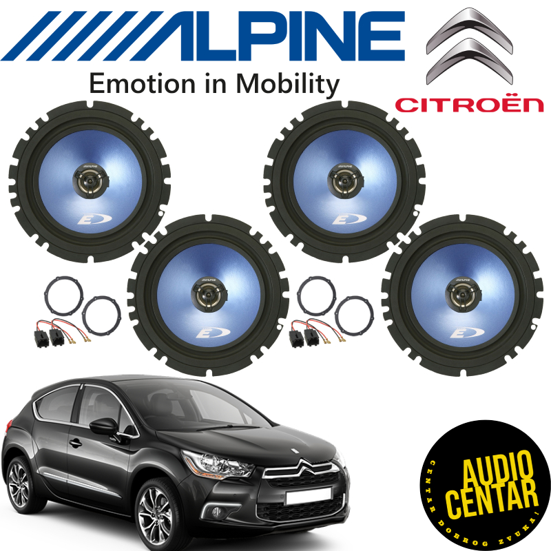 Citroen DS4 zvučnici Alpine SXEB CX4 - Audio Centar